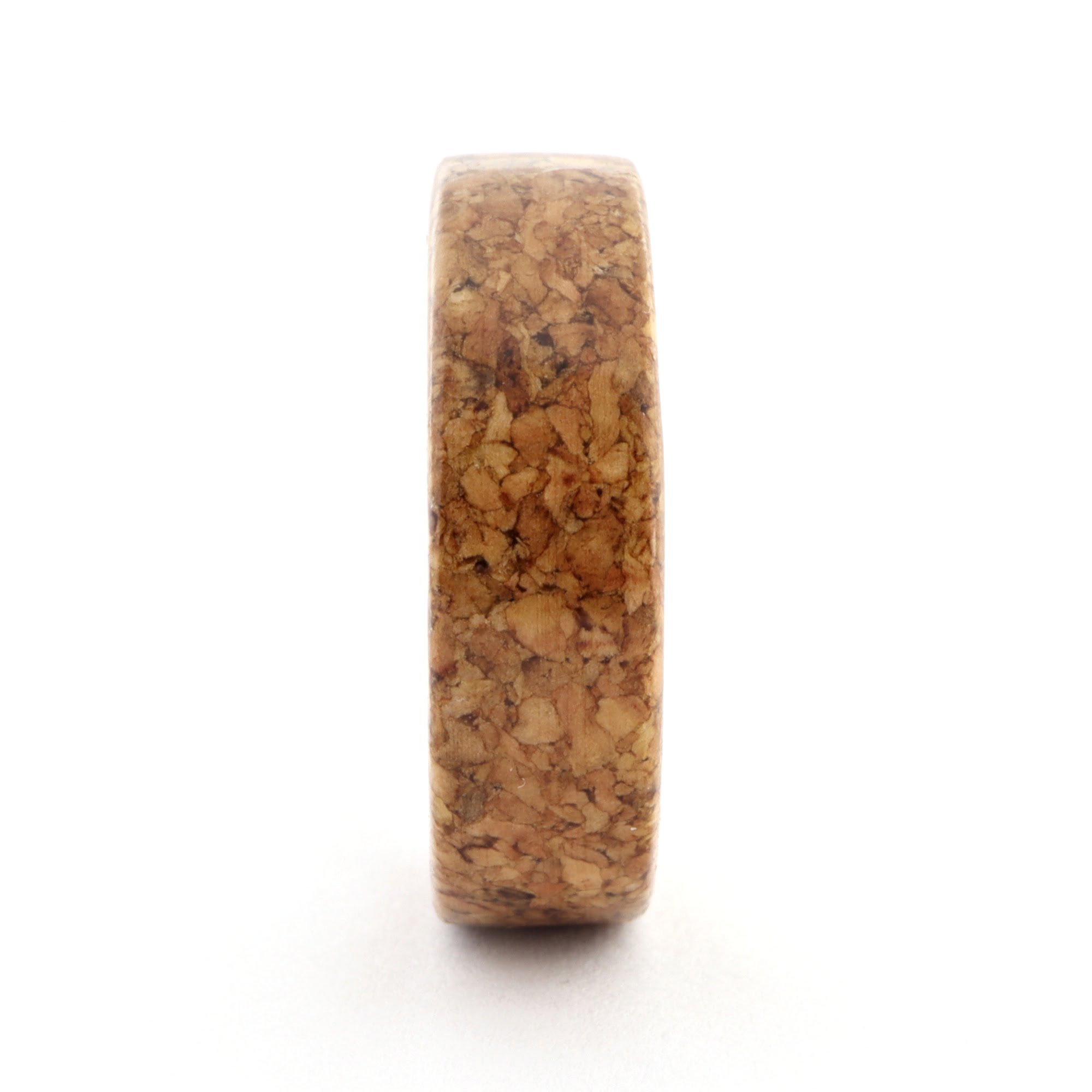 Eco-Friendly Cork Wooden Ring: Oak with Sparkling Wine Cork on Top ...